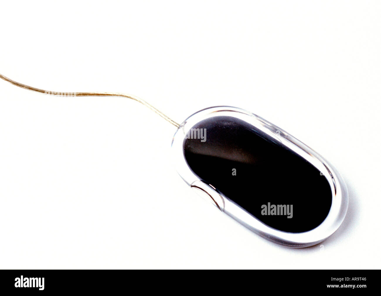 Apple pro computer mouse on white background Stock Photo - Alamy