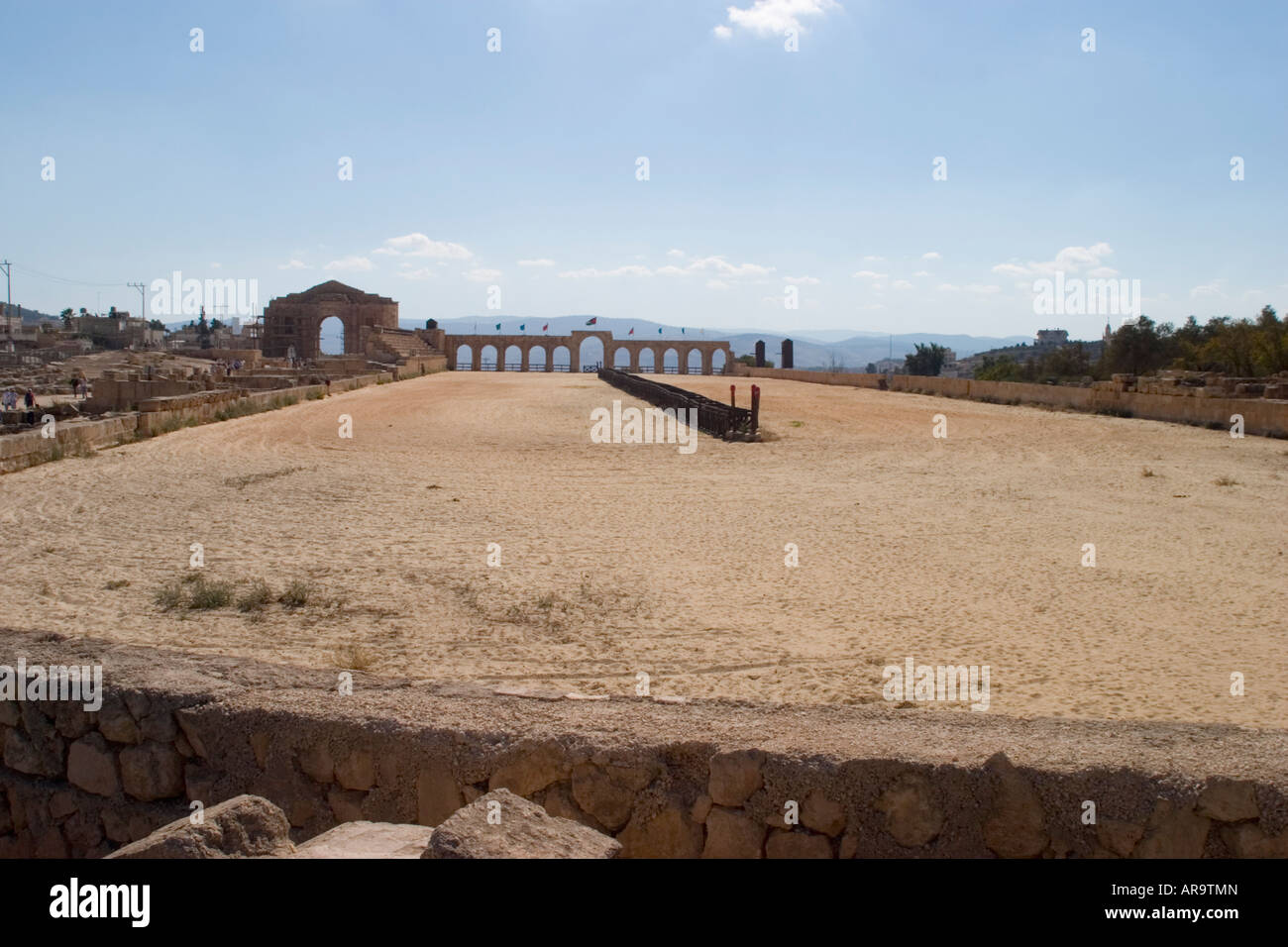 Hippodrome, Jerash, Jordan Stock Photo - Alamy