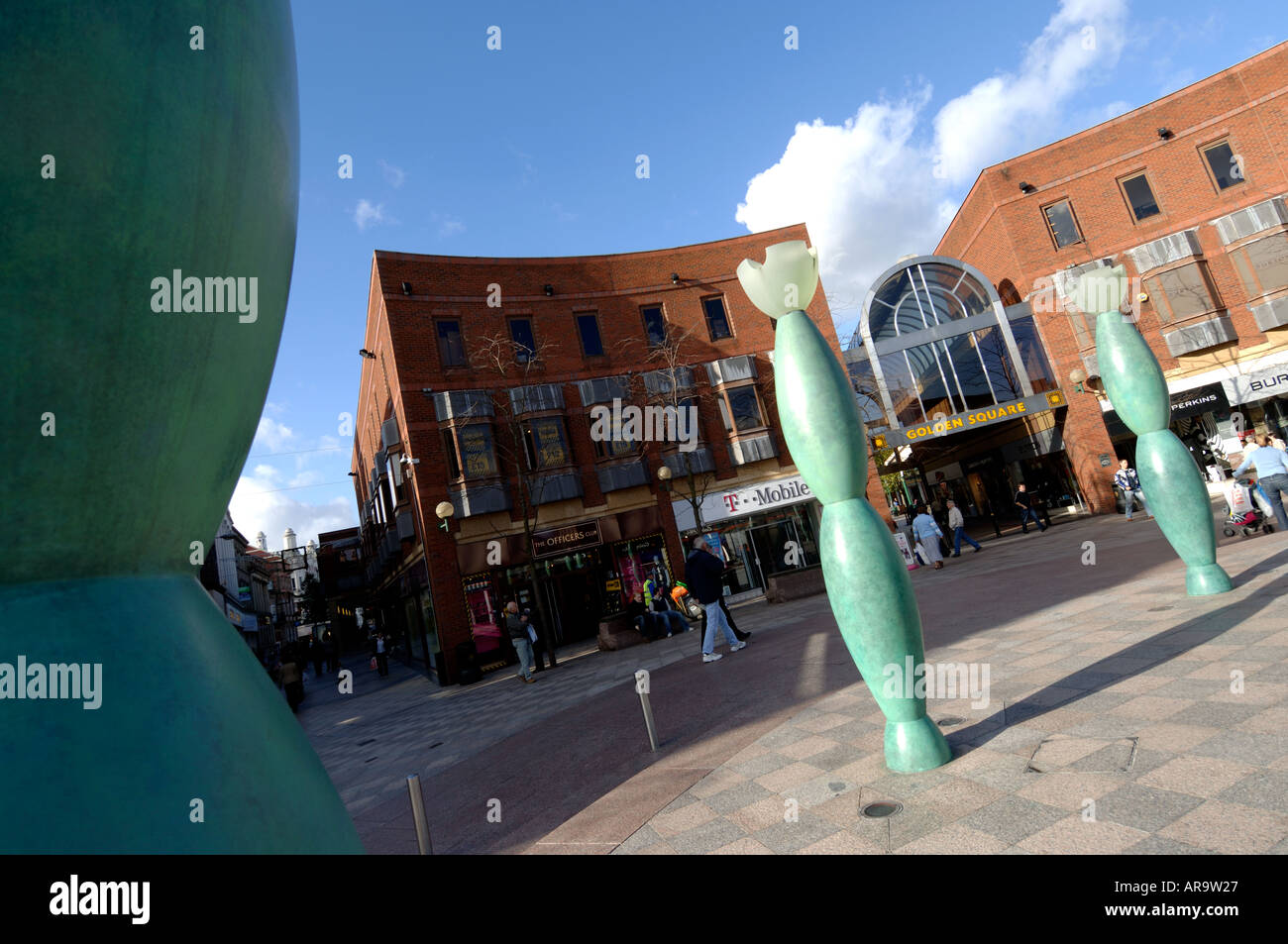 Market Gate Square Warrington Cheshire England UK Stock Photo - Alamy