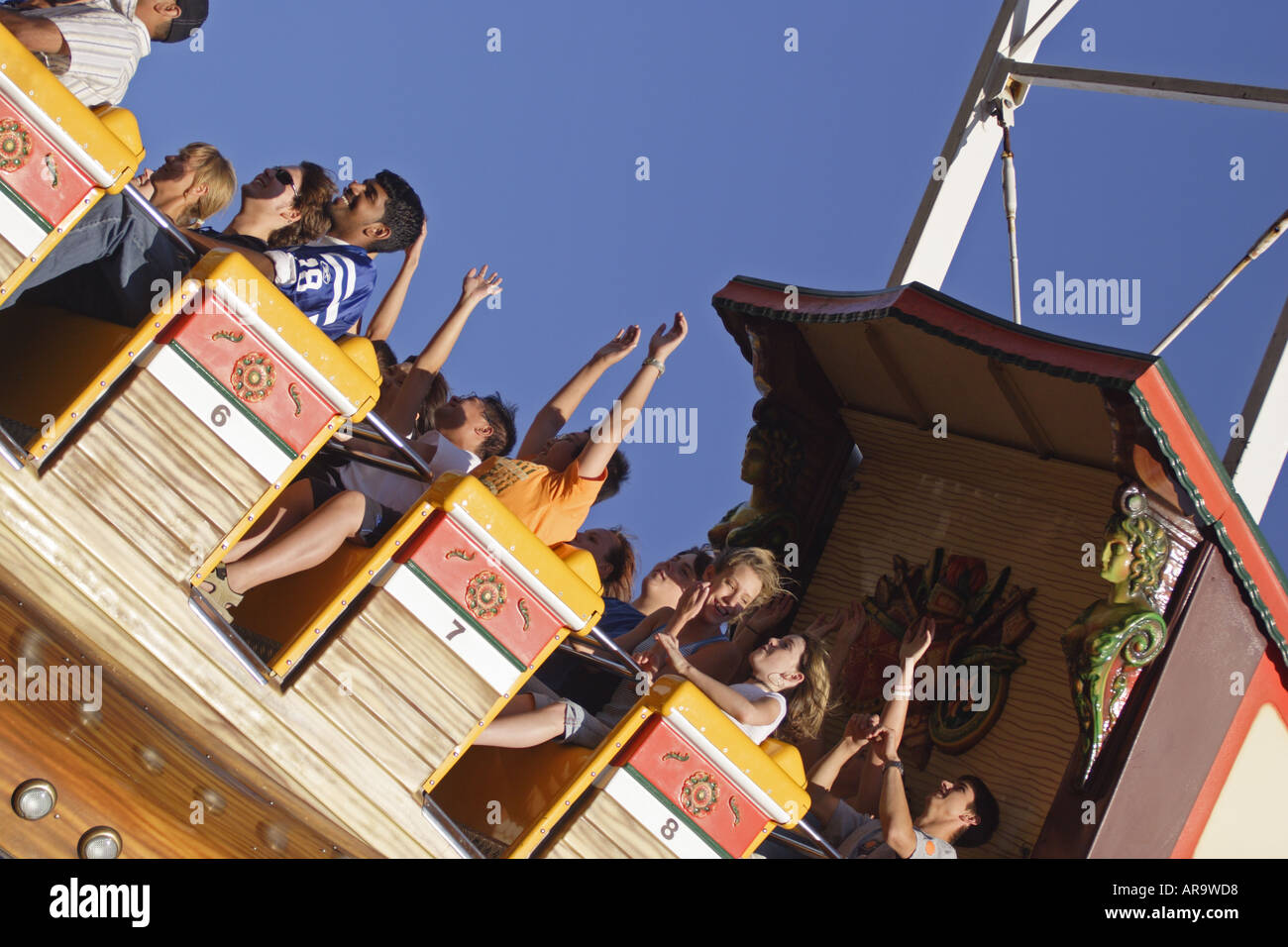 Pirate Ship ride at Playland Vancouver Canada Stock Photo - Alamy
