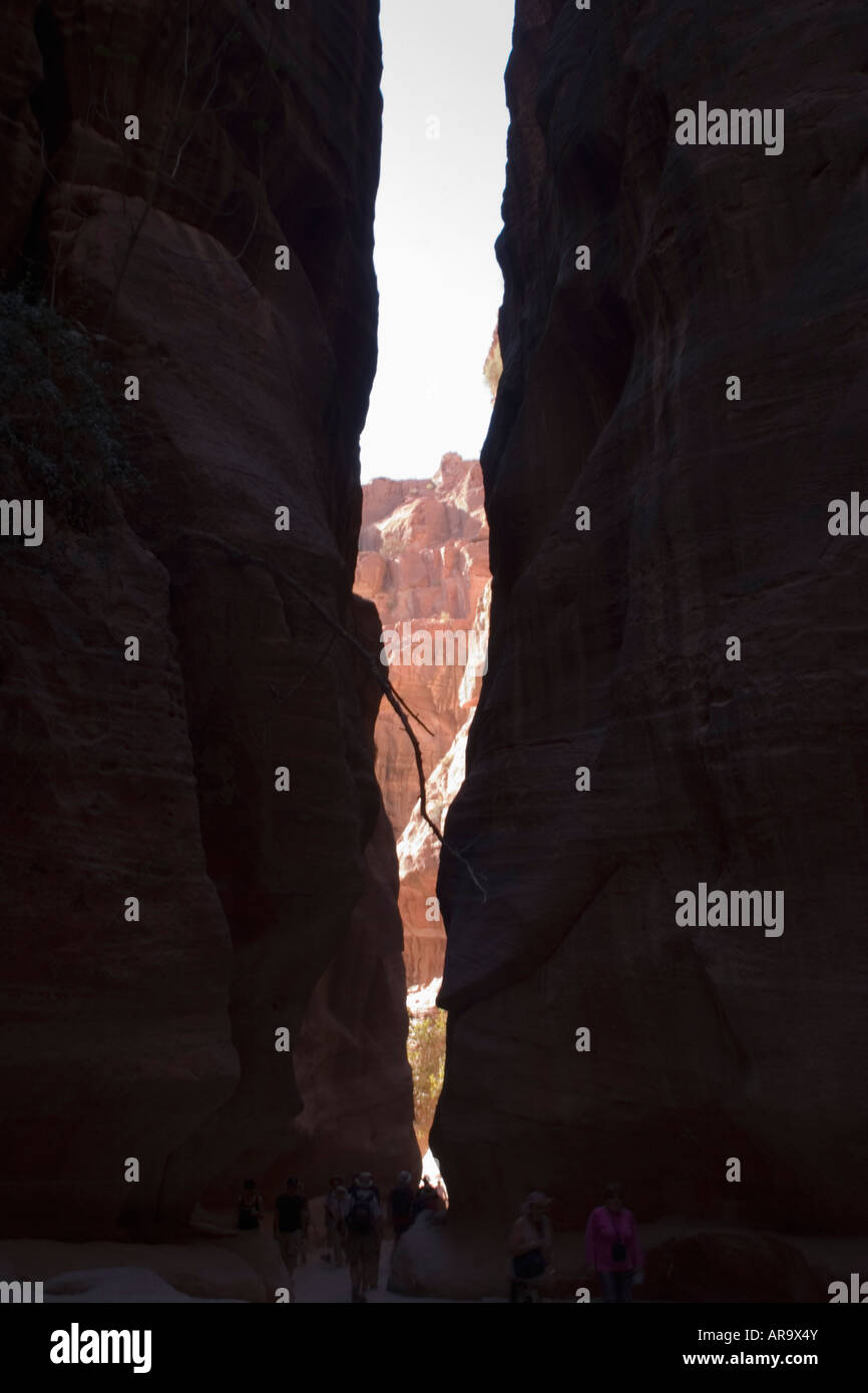Siq, Petra, Jordan Stock Photo - Alamy