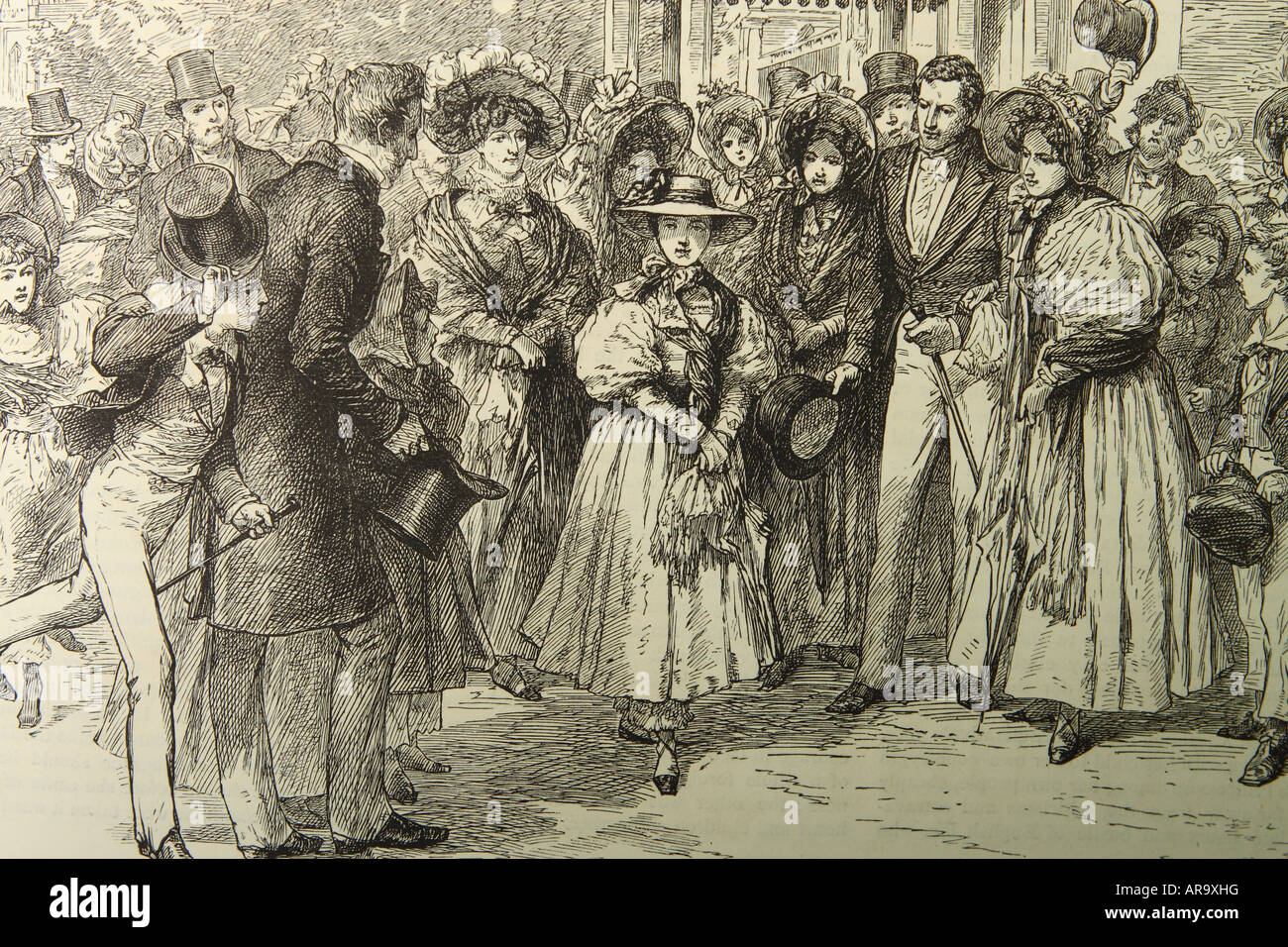 Young Queen Victoria at Brighton in 1832 published in 1880 Stock Photo ...