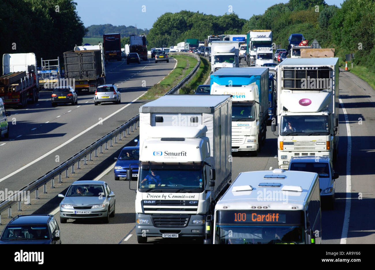 Lorry drivers uk motorway hi-res stock photography and images - Alamy