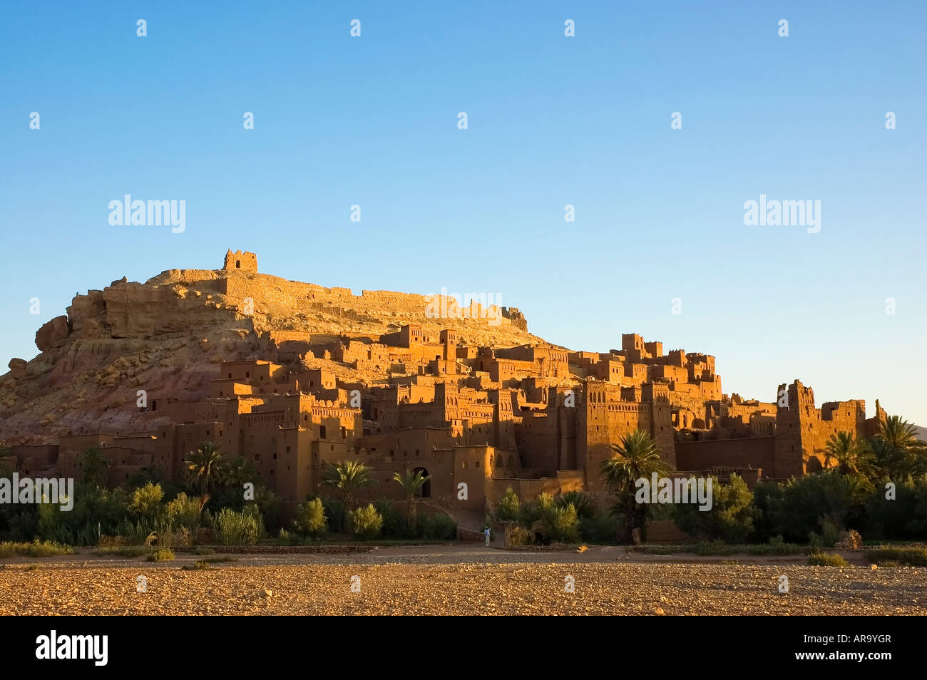 View At The Sunrise Of The Beautiful Ait Benhaddou Kasbah The Most