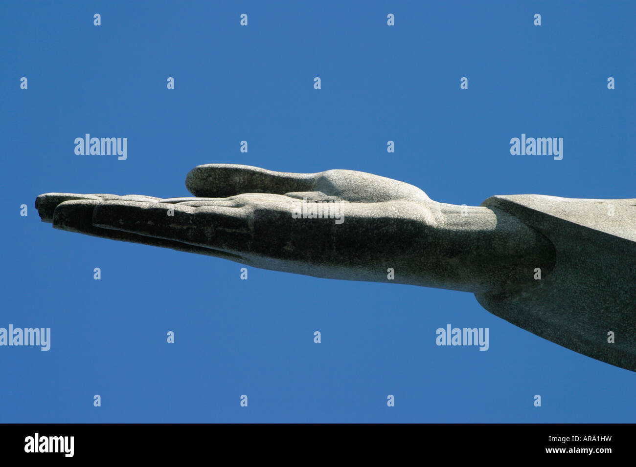 The Hand Of Christ the Redeemer, Cristo Redentor, Corcovado, Brazil ...