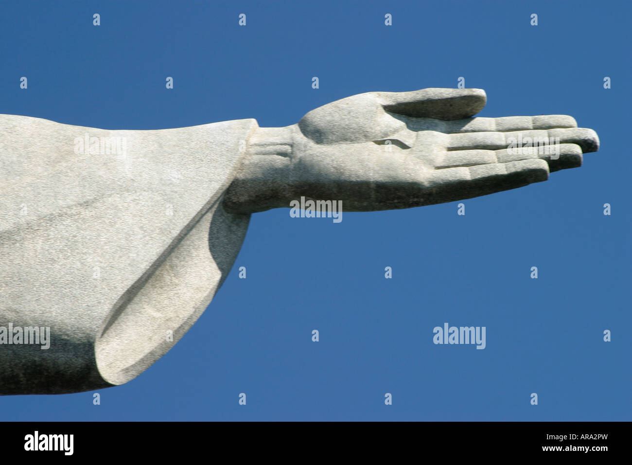 The Hand Of Christ The Redeemer, Cristo Redentor, Rio De Janeiro Brazil ...