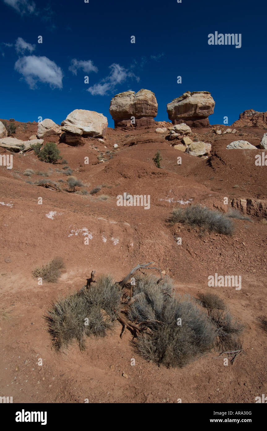 Twin Rocks, Grand Escalante Staircase Capitol Reef area, United States ...