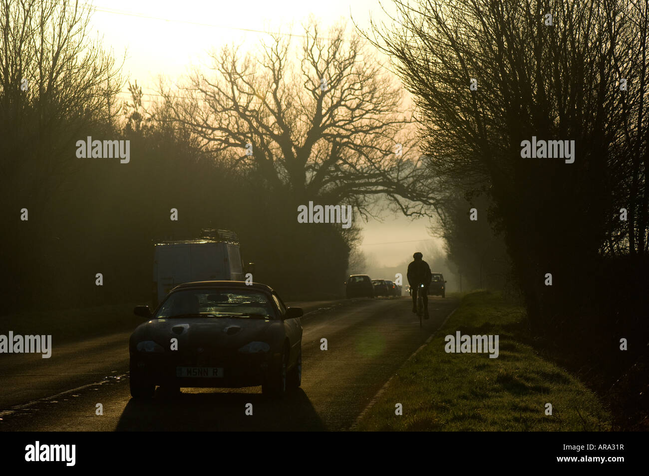 Early morning drive Stock Photo - Alamy