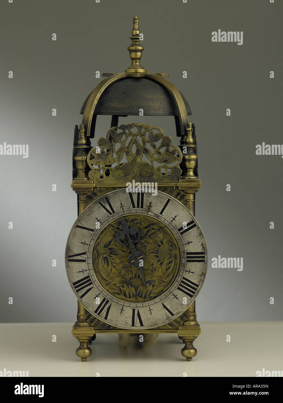 English lantern clock, circa 1690 Stock Photo - Alamy