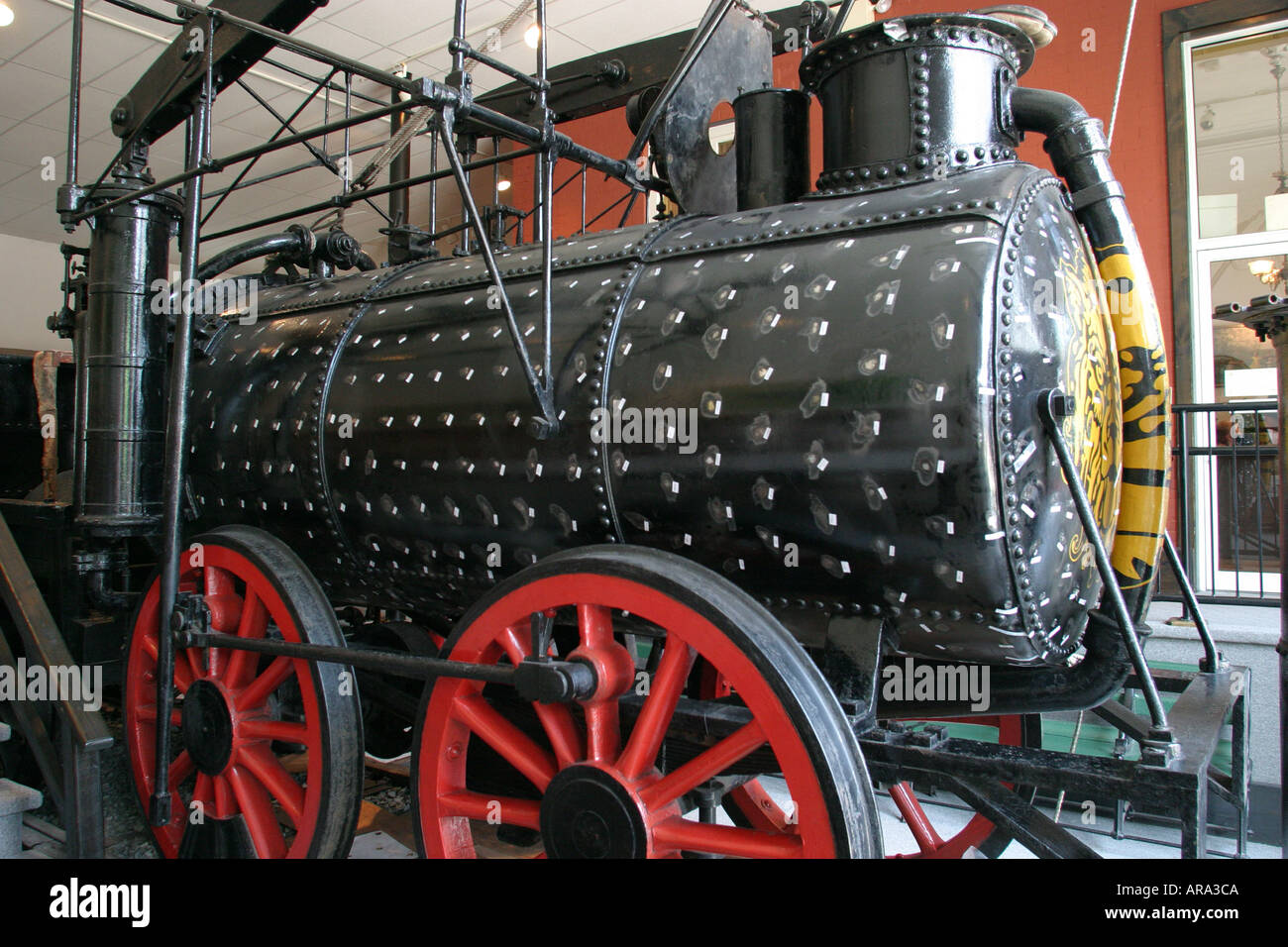 Ultrasonic testing of stourbridge lion steam locomotive hi-res stock ...