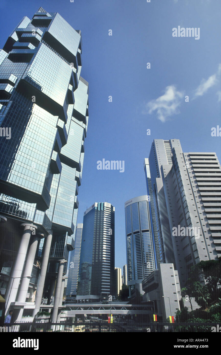 Tall High Rise Buildings, Hong Kong Skyline, Central District, Hong ...