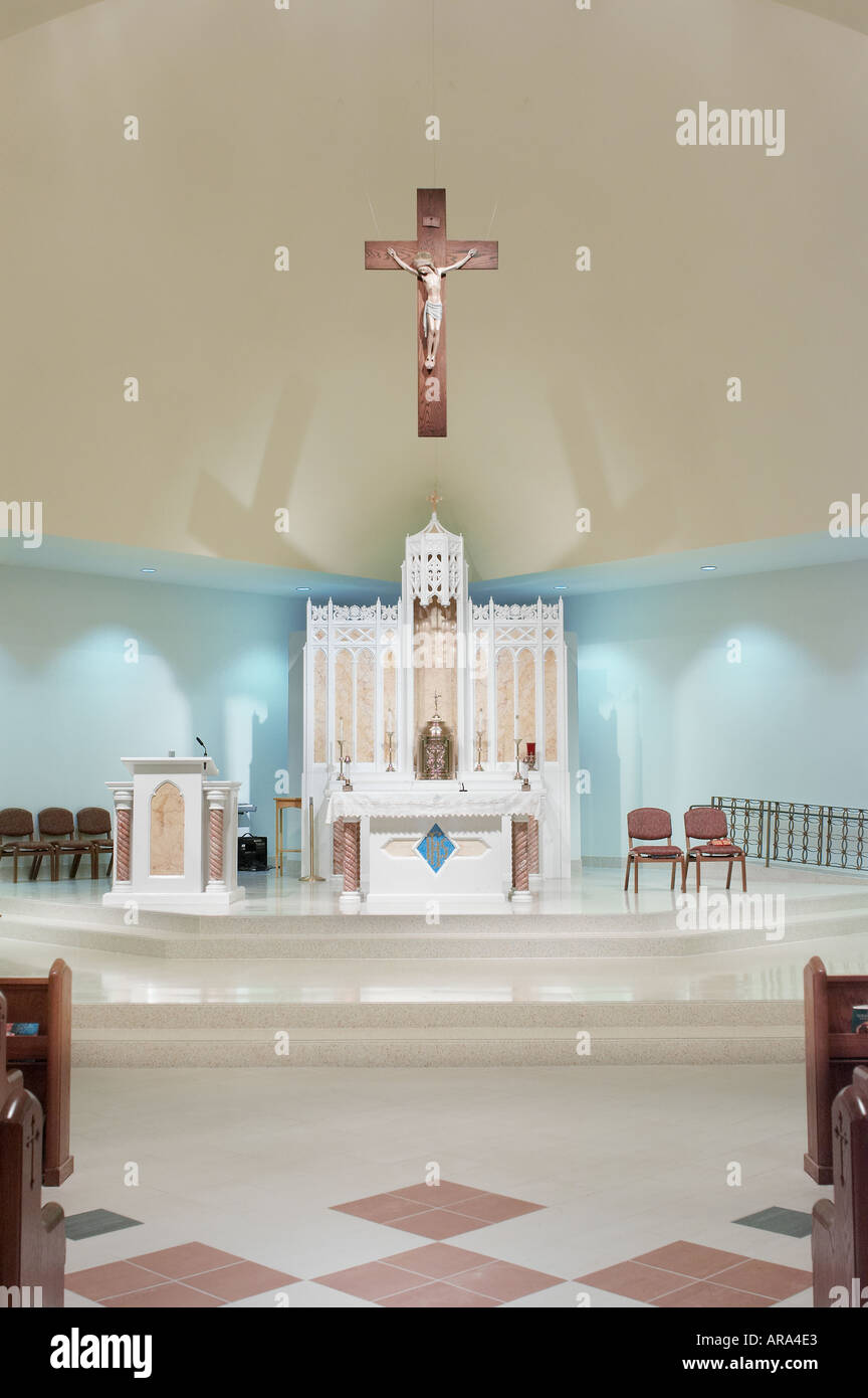 Catholic church interior, Philadelphia, USA Stock Photo - Alamy