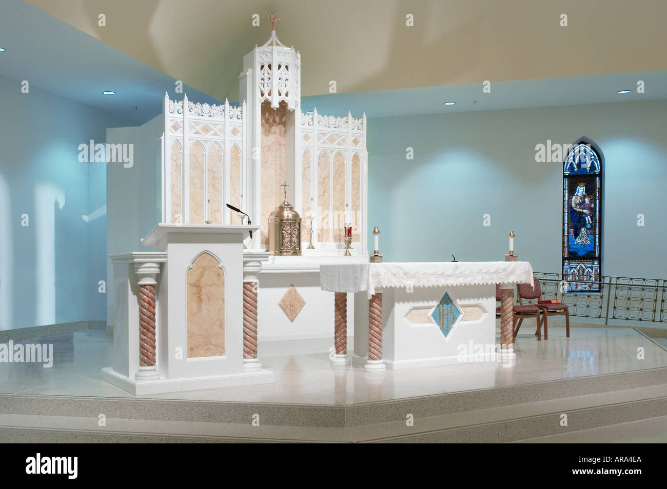 Catholic church interior, Philadelphia, USA Stock Photo - Alamy