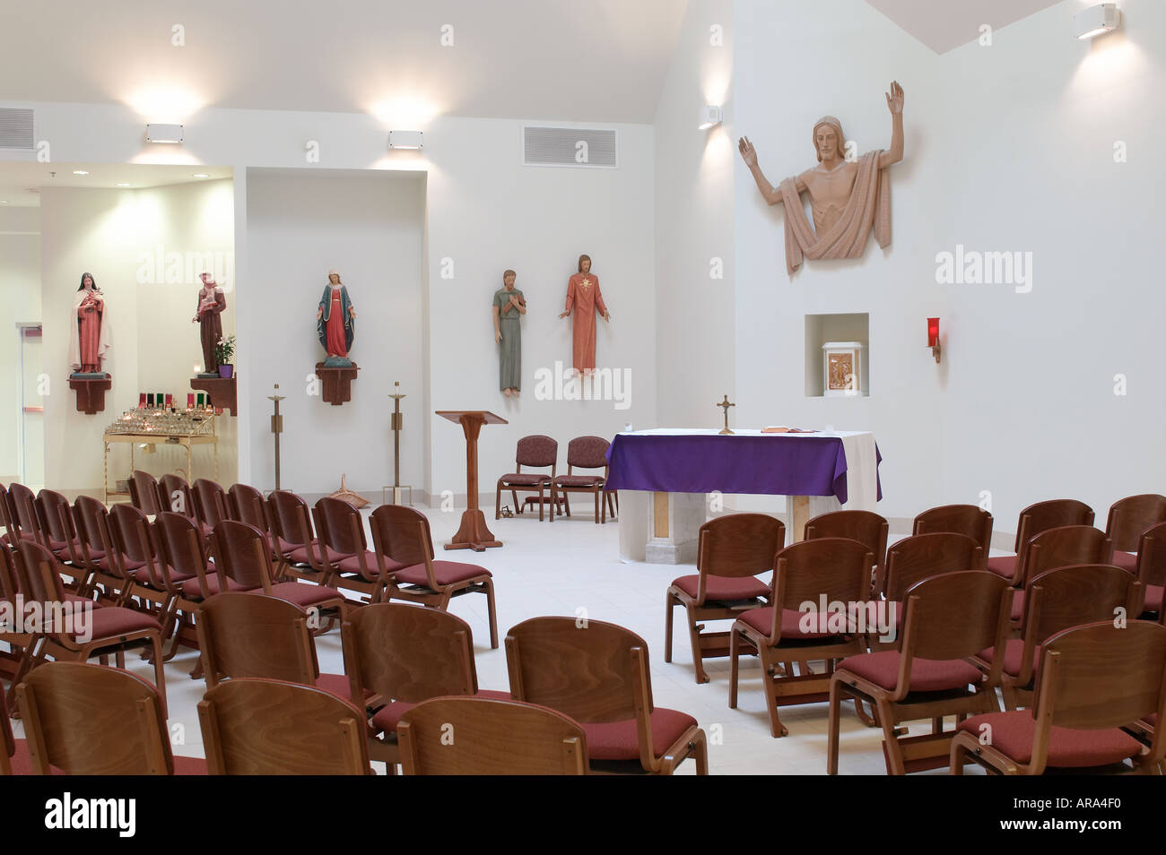 Catholic church interior, Philadelphia, USA Stock Photo - Alamy