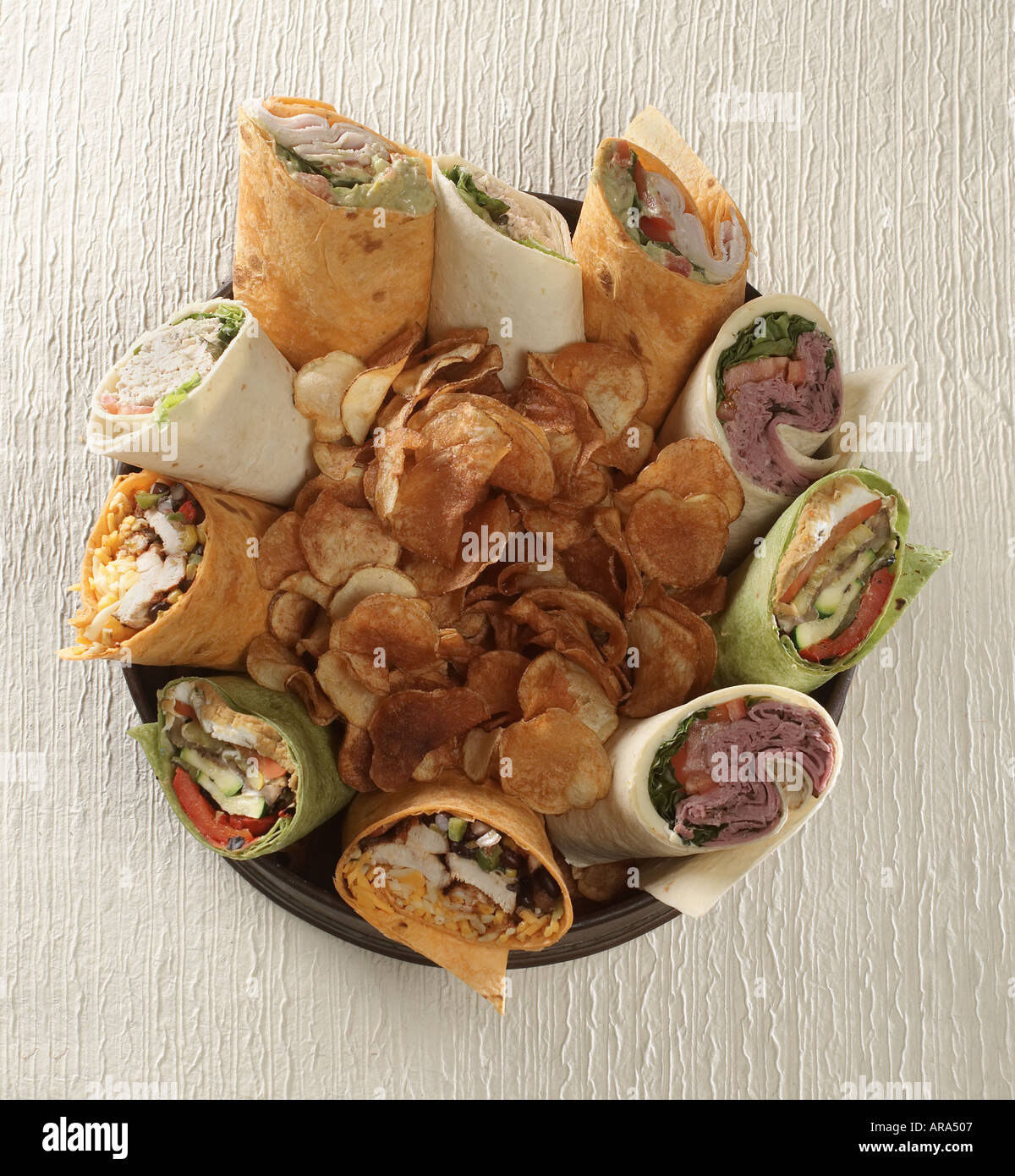 Various Sandwich Wraps Stock Photo - Alamy