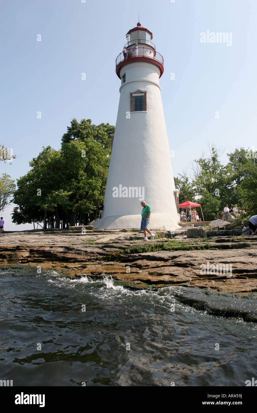 Marblehead lighthouse Sandusky ohio lake erie Stock Photo - Alamy