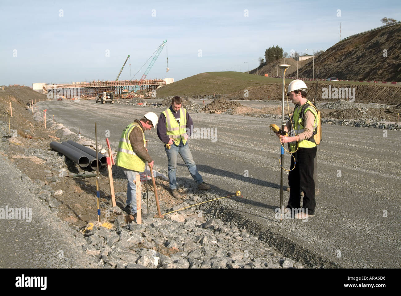 Ireland motorway construction hi-res stock photography and images - Alamy