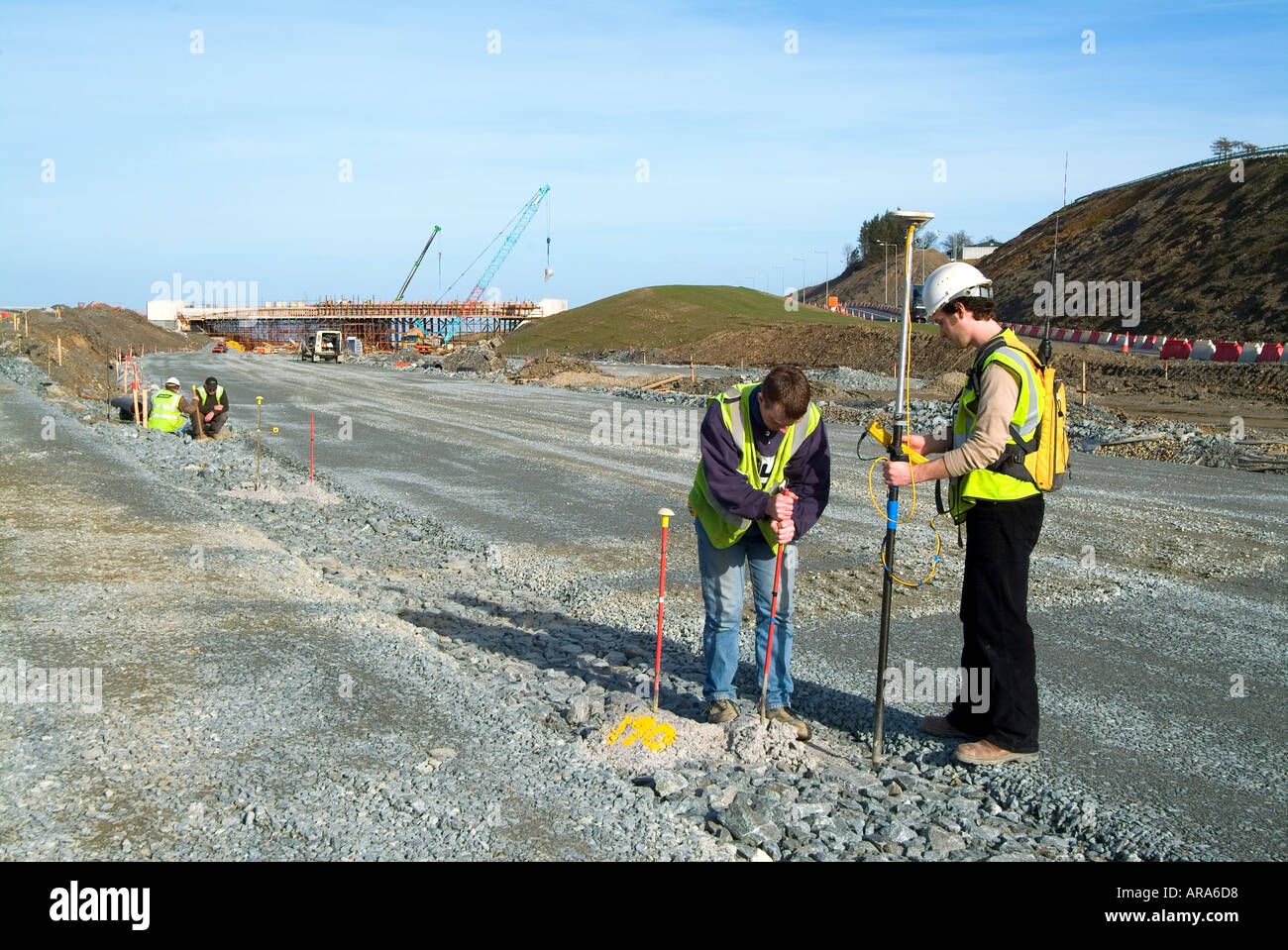 Building new motorway in co hi-res stock photography and images - Alamy