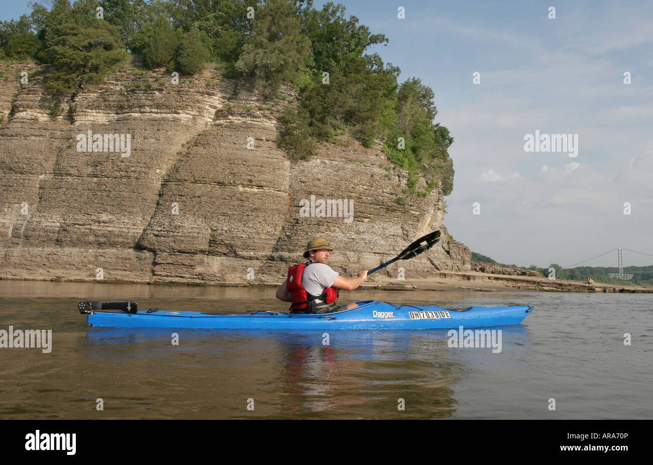 Tower rock mississippi river missouri hi-res stock photography and ...