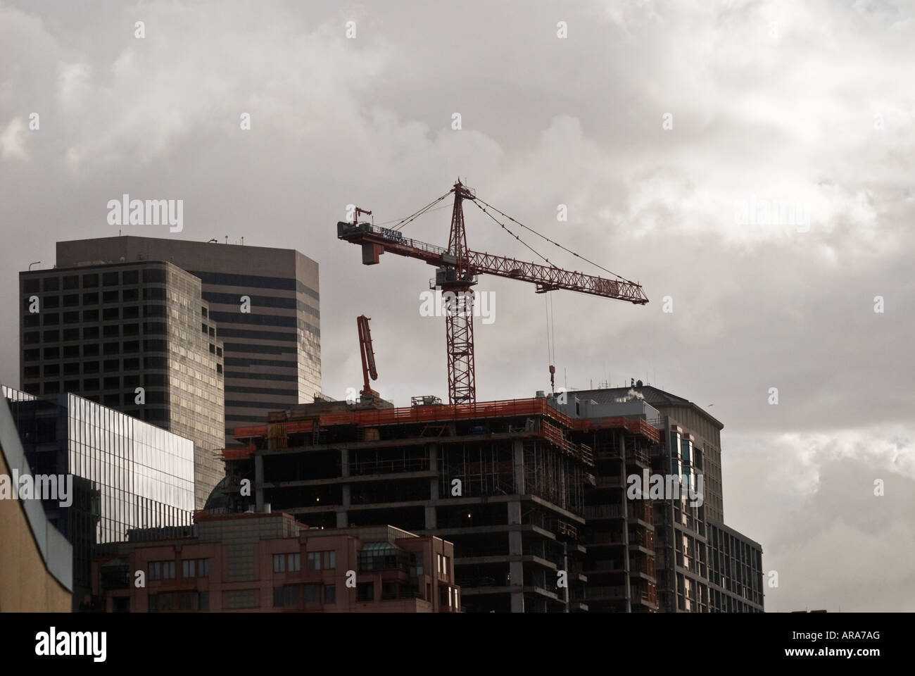 construction downtown Seattle Washington Stock Photo - Alamy