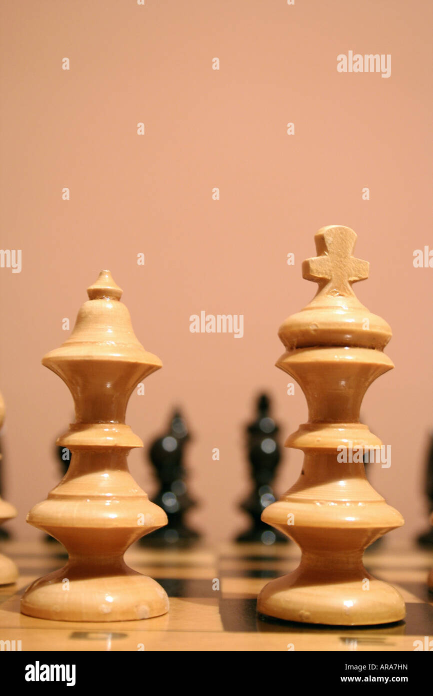 closeup of chess pieces Stock Photo - Alamy