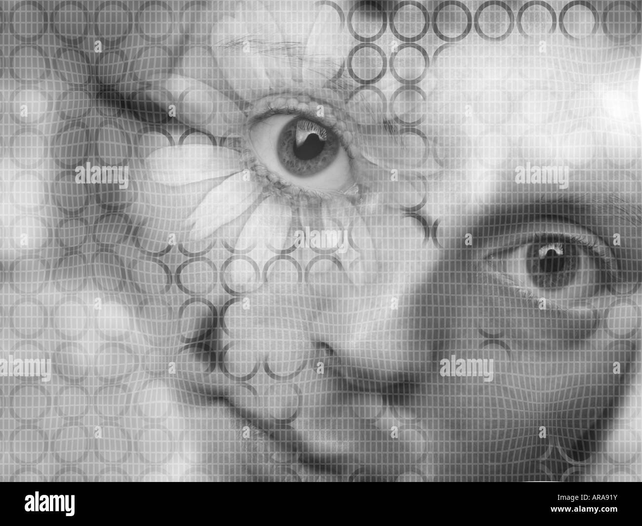 Girl face background Stock Photo - Alamy