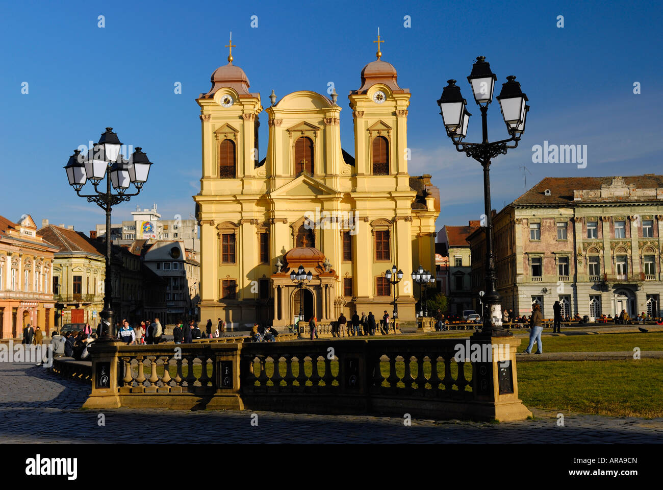 Roman Catholic Cathedral Timisoara Romania Stock Photo - Alamy