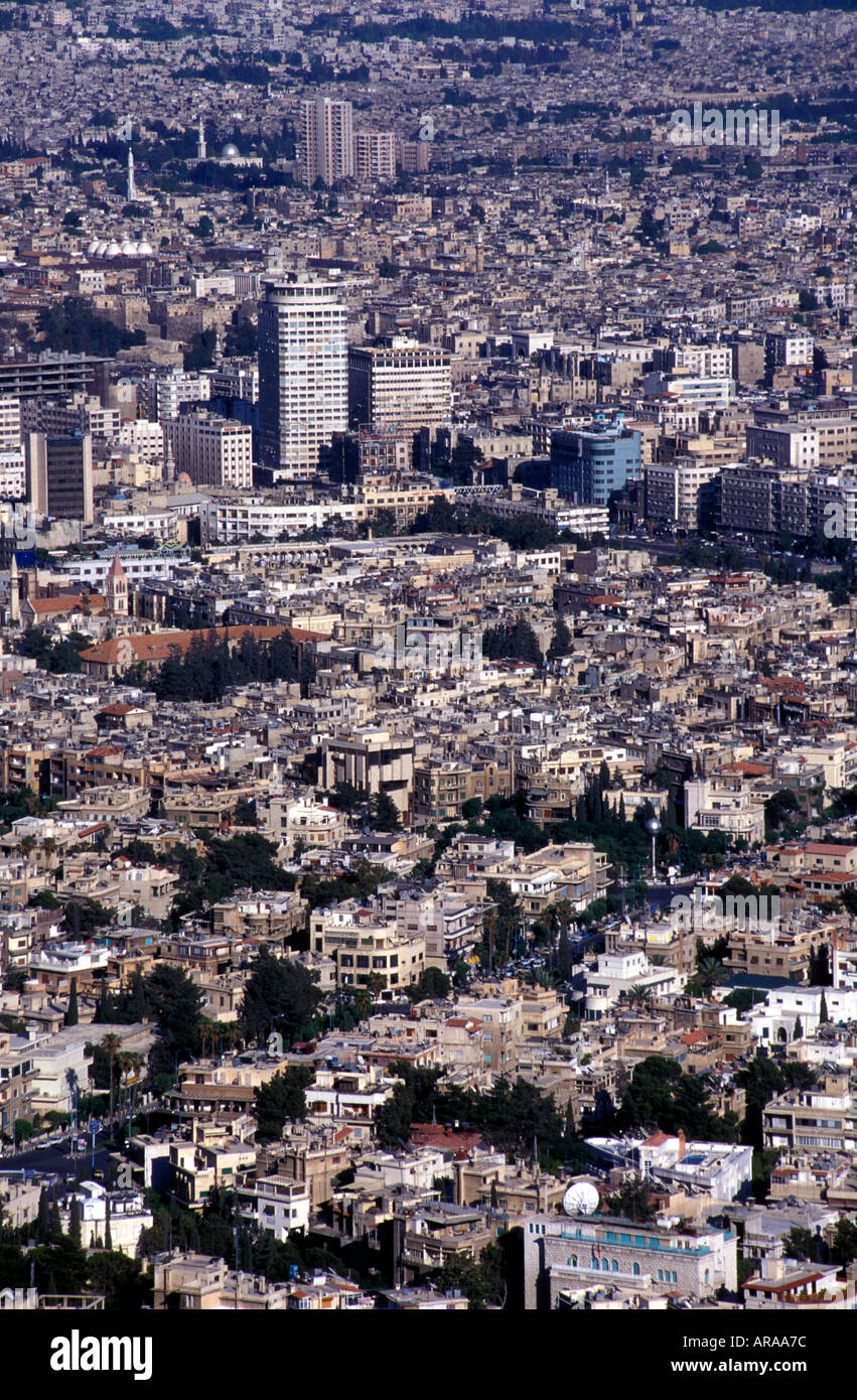Aerial view damascus city hi-res stock photography and images - Alamy