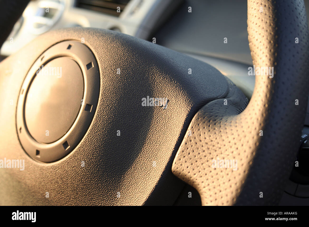 interior view of a car with dashboard Stock Photo - Alamy