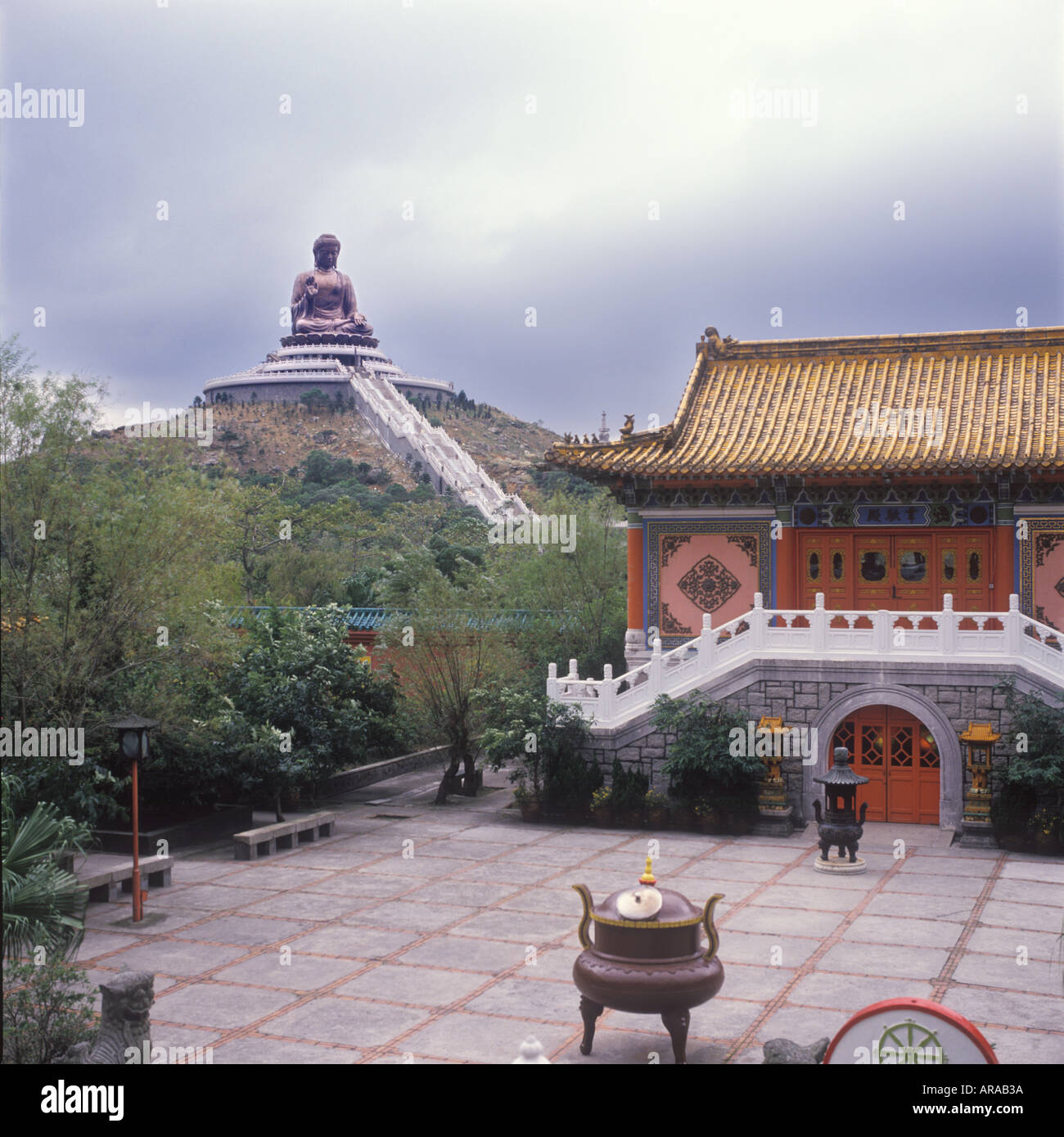 Po Lin Monastery Stock Photo - Alamy