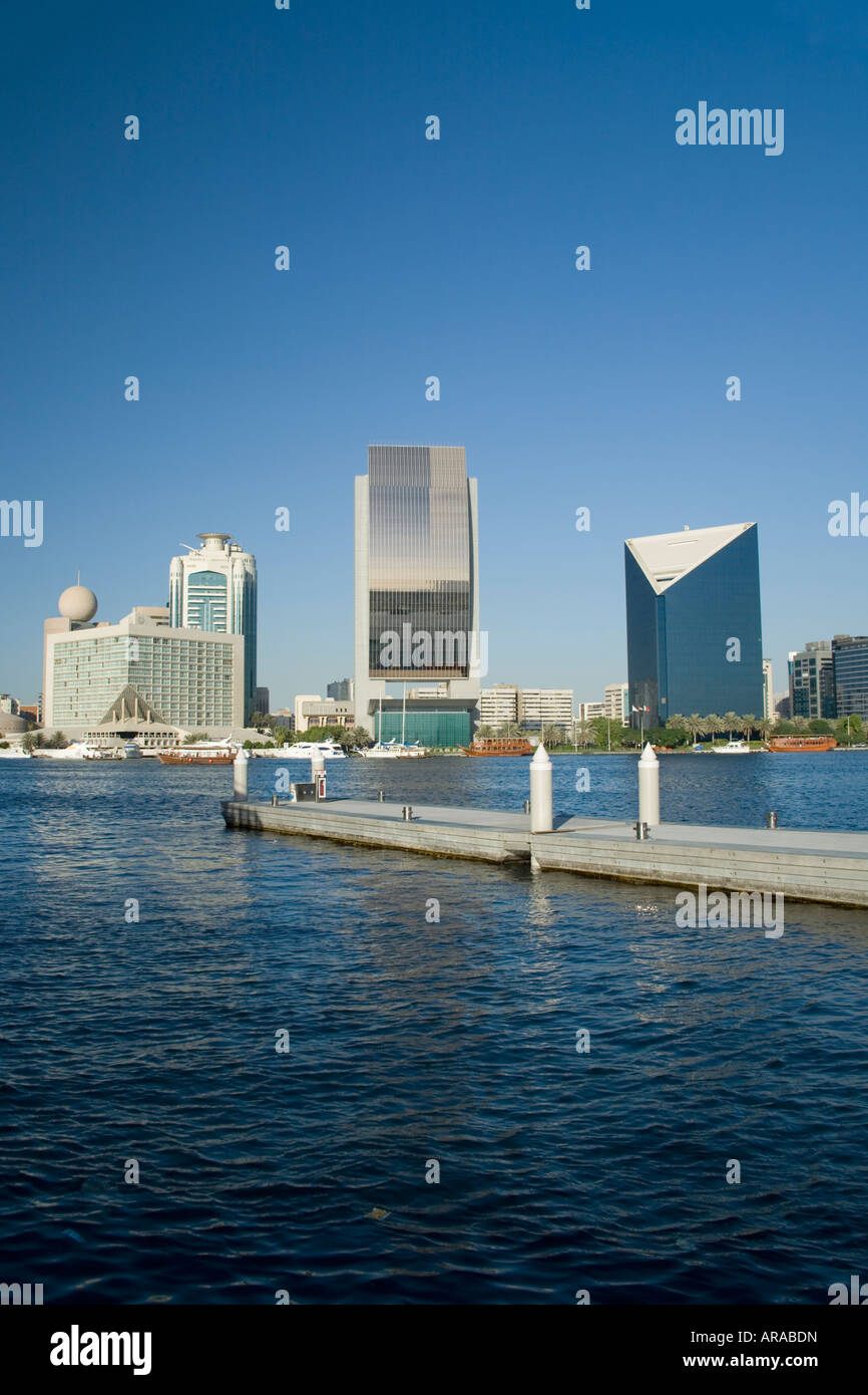 National Bank of Dubai and Dubai Chamber of Commerce buildings, Dubai ...