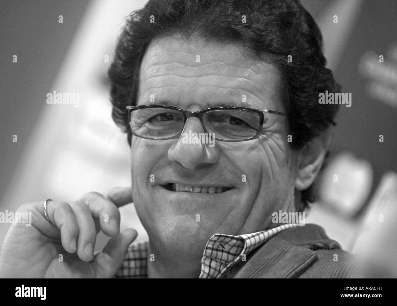 England's national soccer coach Fabio Capello of Italy attends a news ...