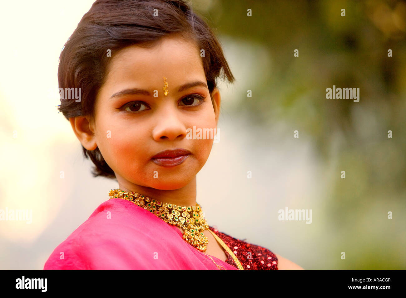 Young Indian girl, Bombay, India Stock Photo - Alamy