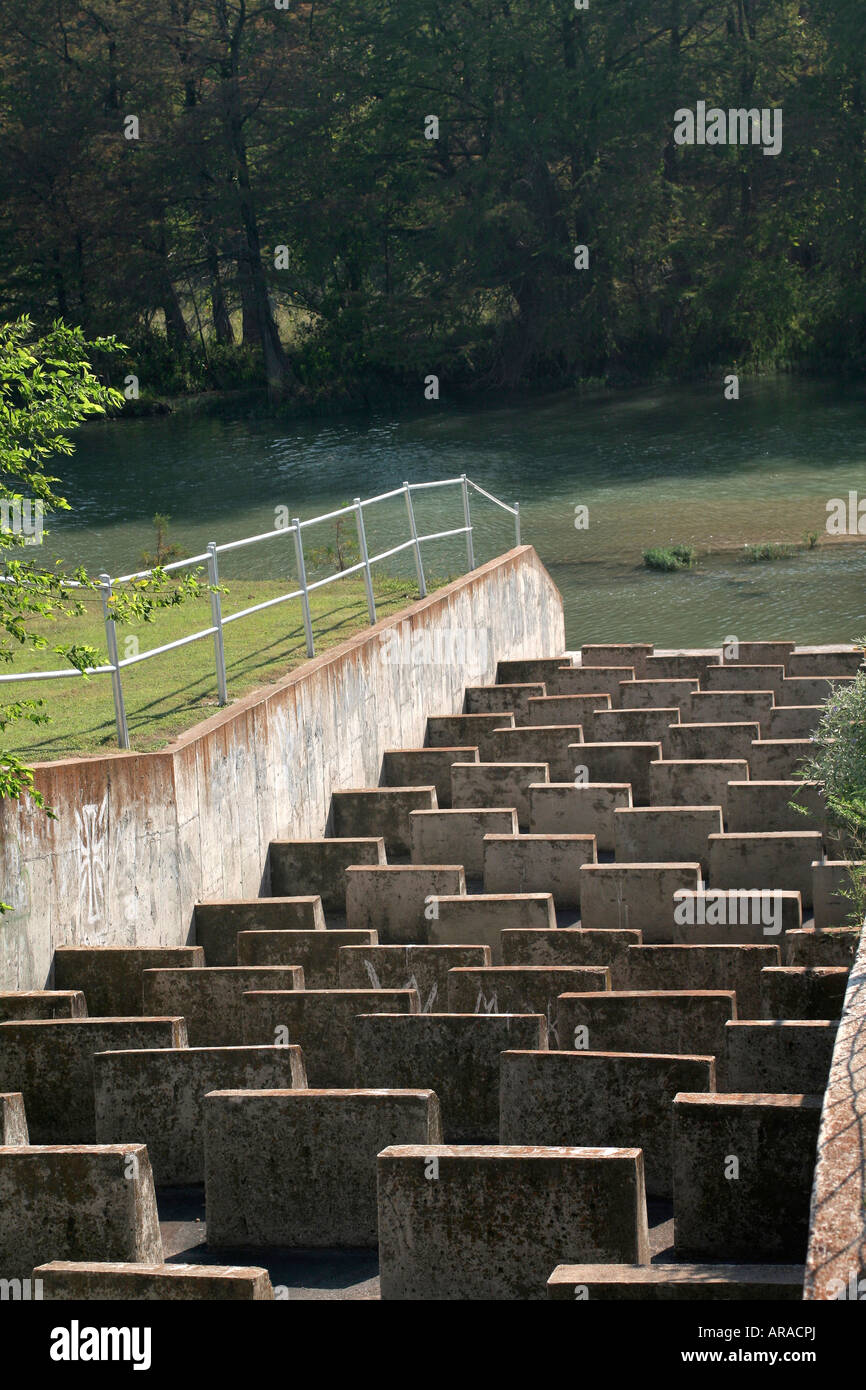 Runoff water velocity reducing structures - Guadalupe River Kerrville ...