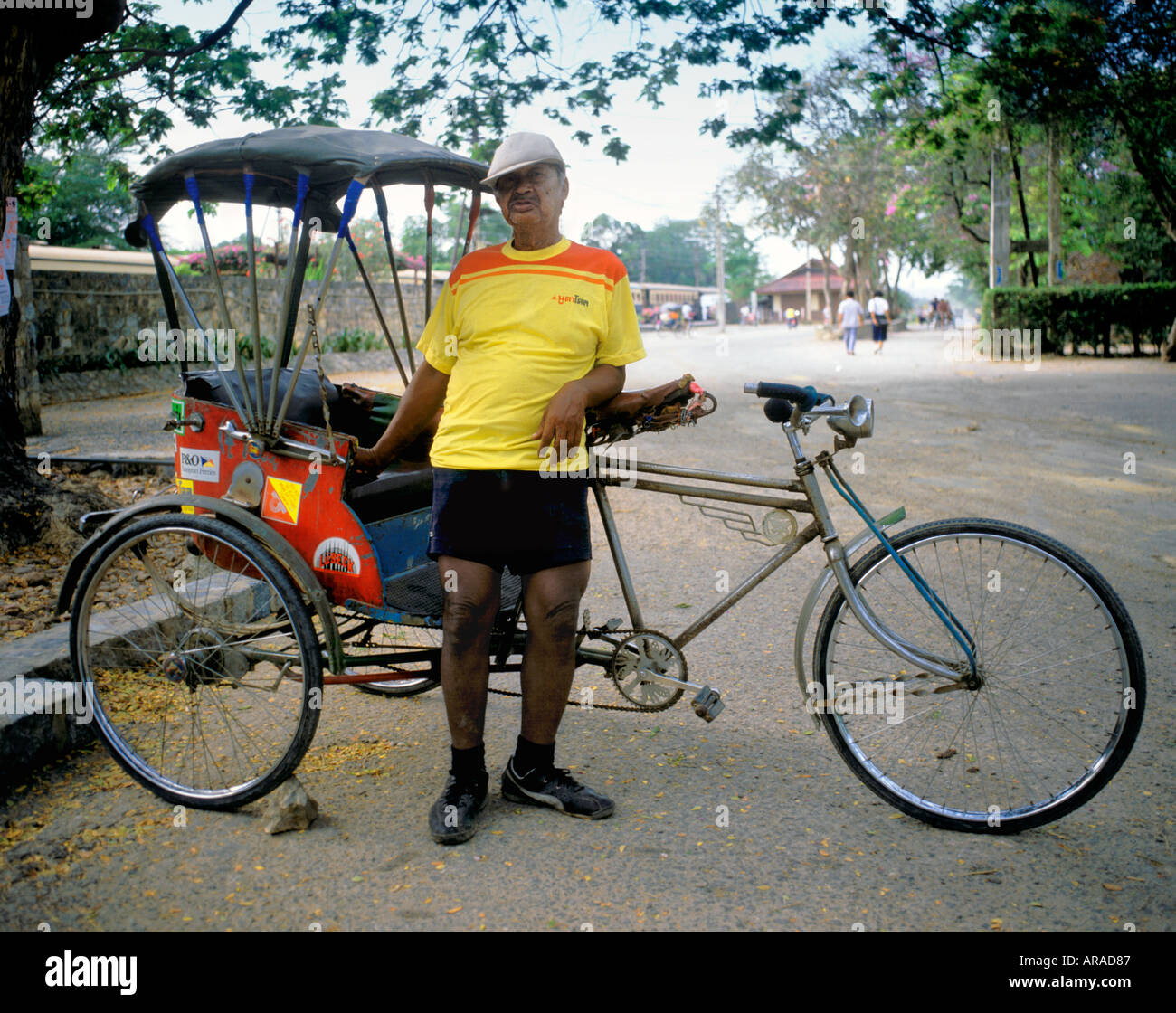 Pedicab trishaw rickshaw trike tricycle cycle hi-res stock photography ...