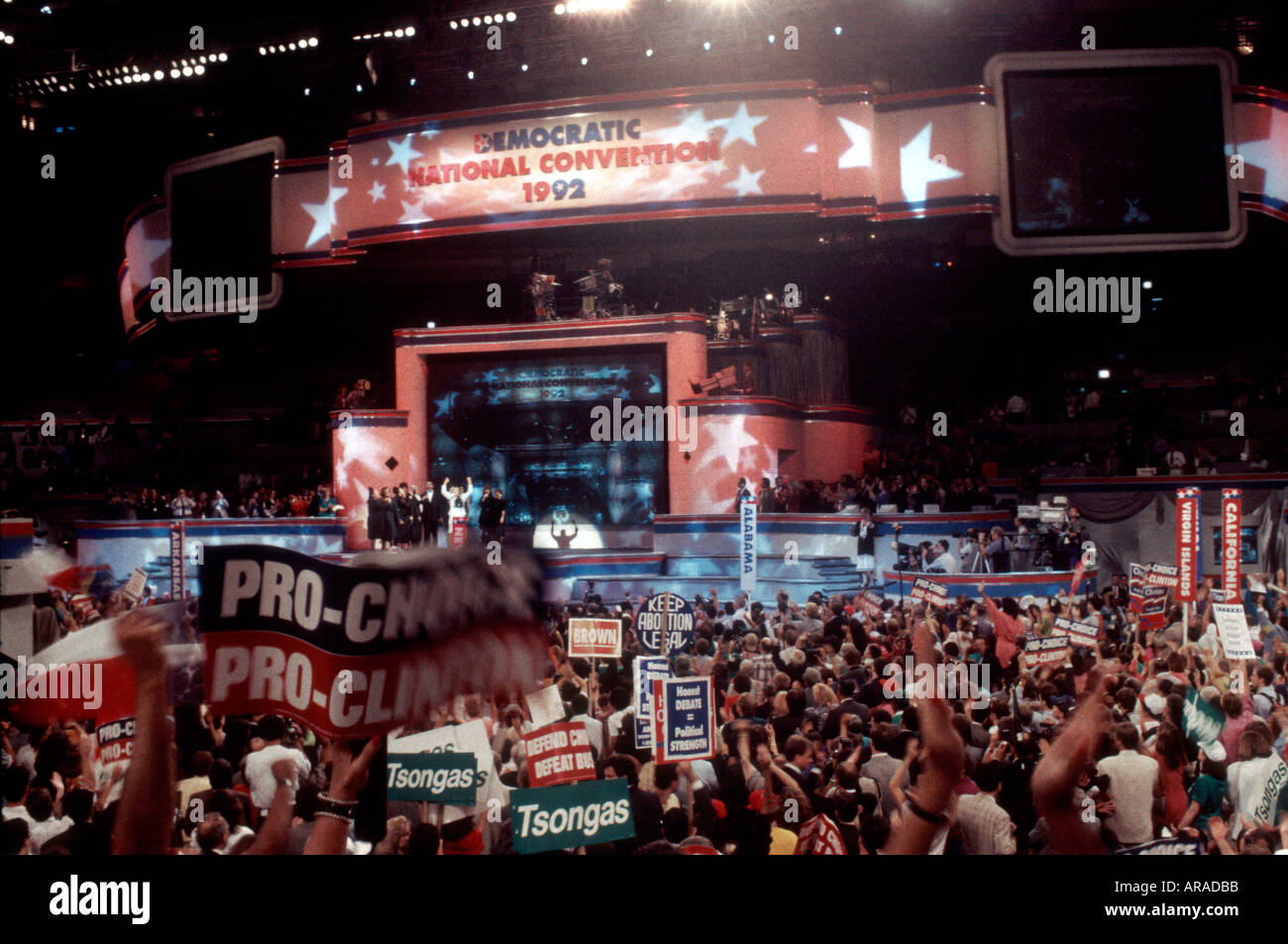 1992 democratic convention hi-res stock photography and images - Alamy