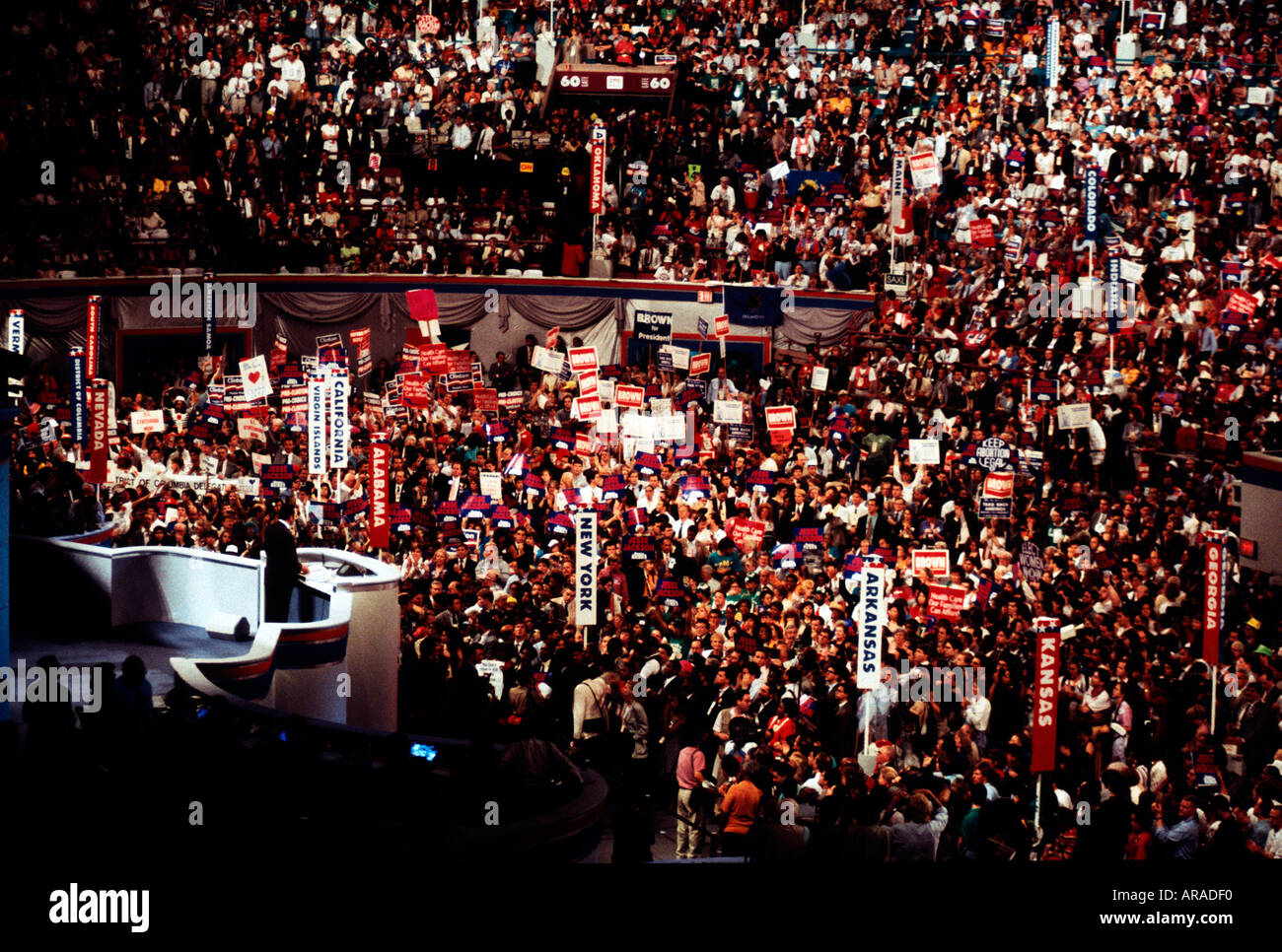 1992 democratic convention hi-res stock photography and images - Alamy