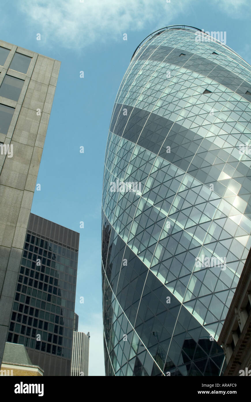 The Gherkin building London Stock Photo - Alamy