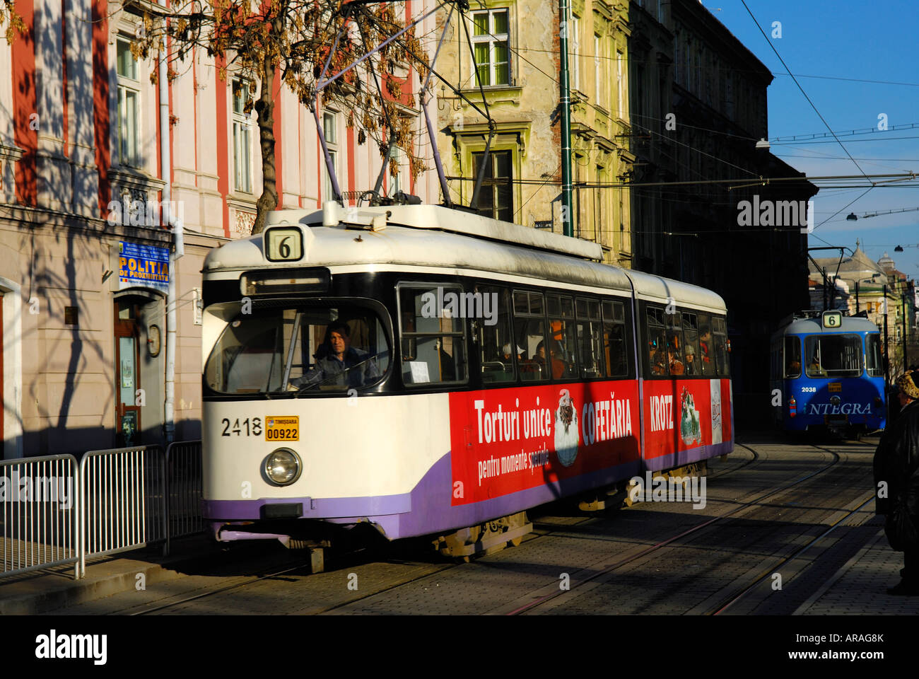 Tram Timisoara Romania Stock Photo - Alamy