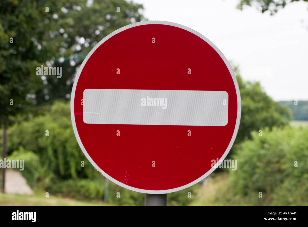 No entry road sign Stock Photo - Alamy