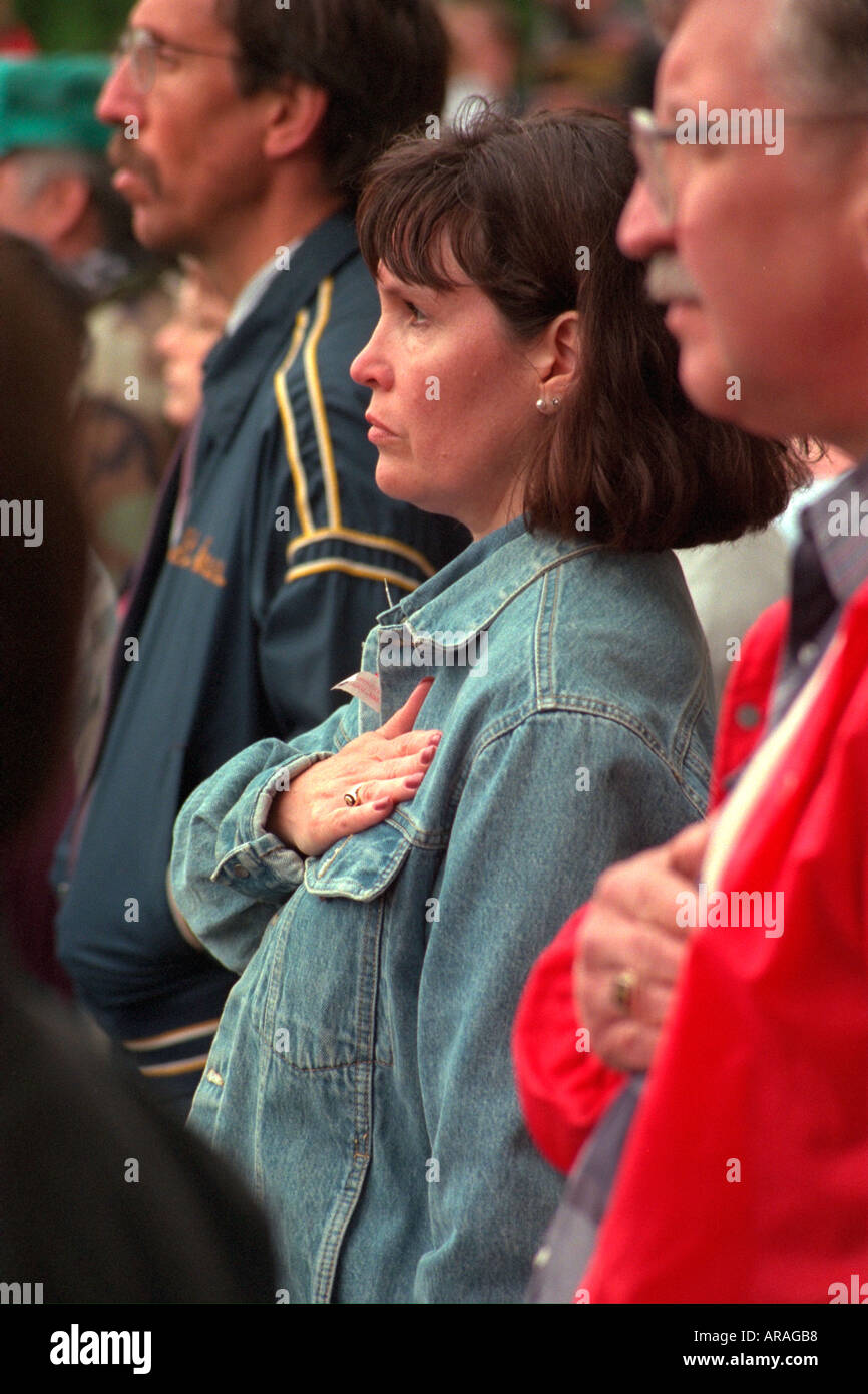 Pledge of allegiance adult hi-res stock photography and images - Alamy