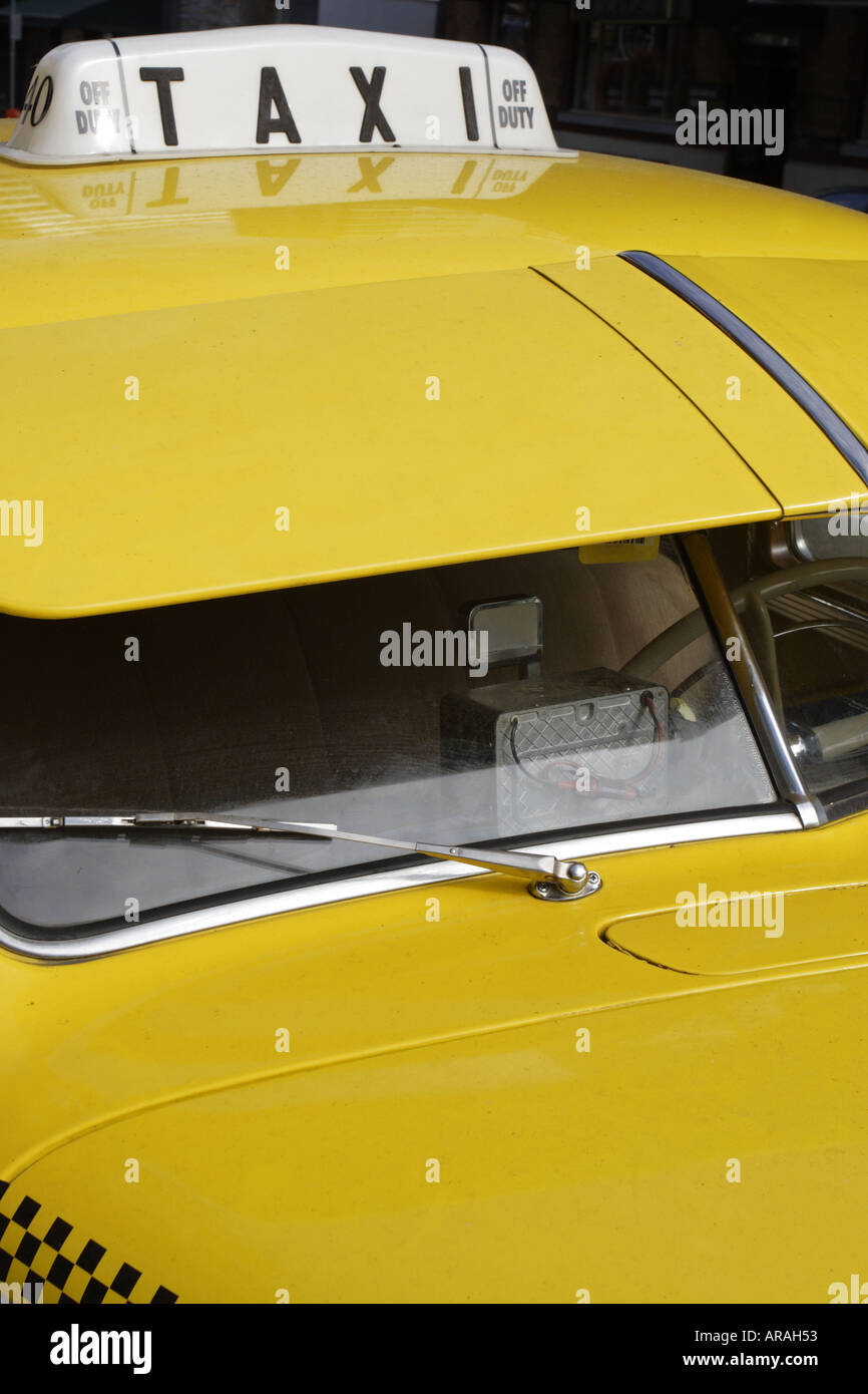 yellow taxi cab Stock Photo - Alamy