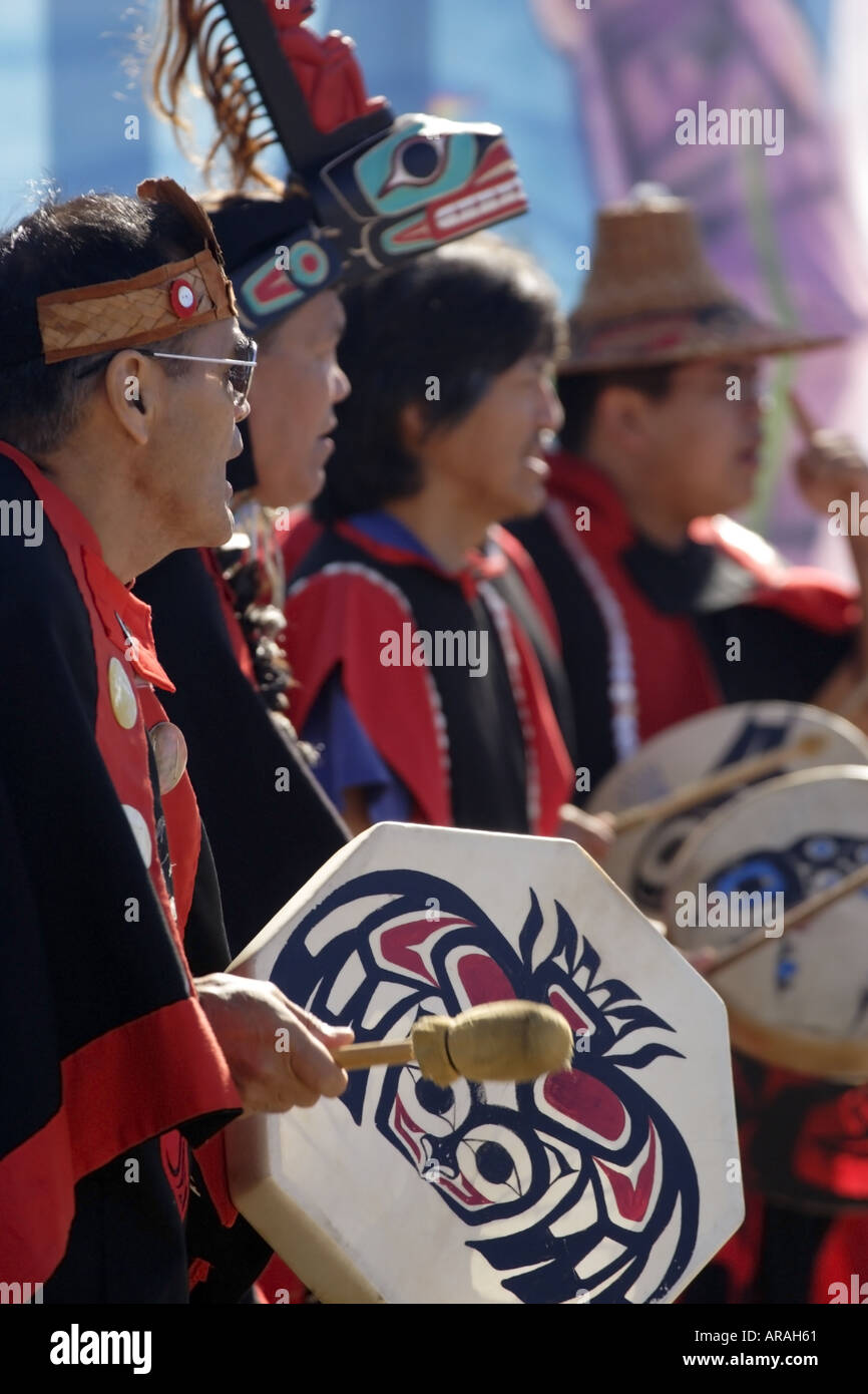 First Nations people Vancouver Canada Stock Photo - Alamy