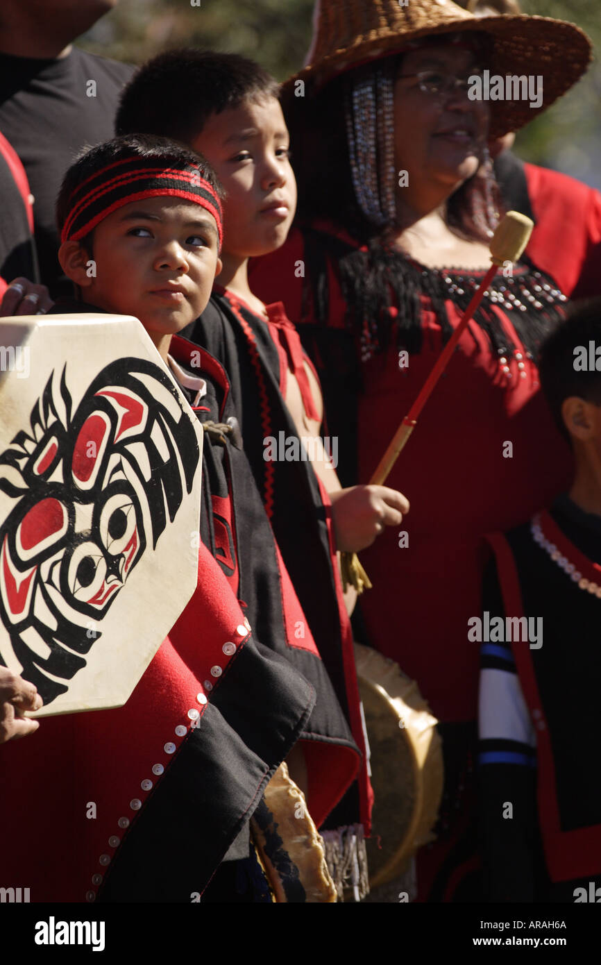First Nations people Vancouver Canada Stock Photo - Alamy