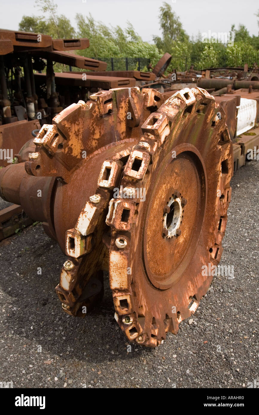 Cutting disk for use on coal seam Bersham colliery a scheduled ancient ...