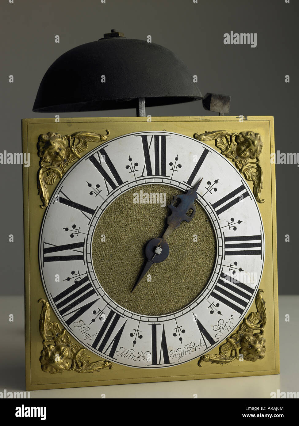 30 hour clock by Humphry Marsh circa 1690 Stock Photo - Alamy