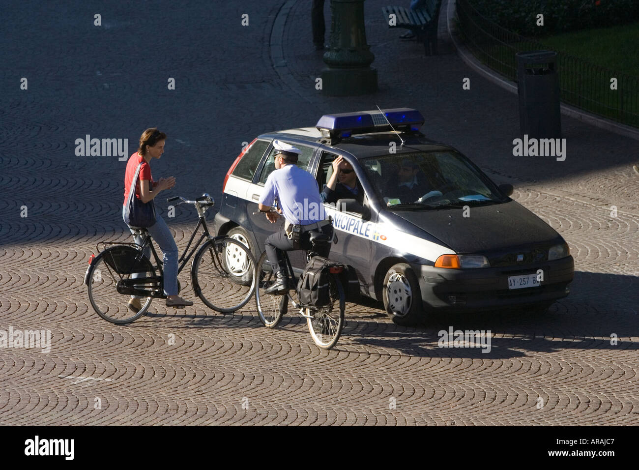 Italian police bike hi-res stock photography and images - Alamy