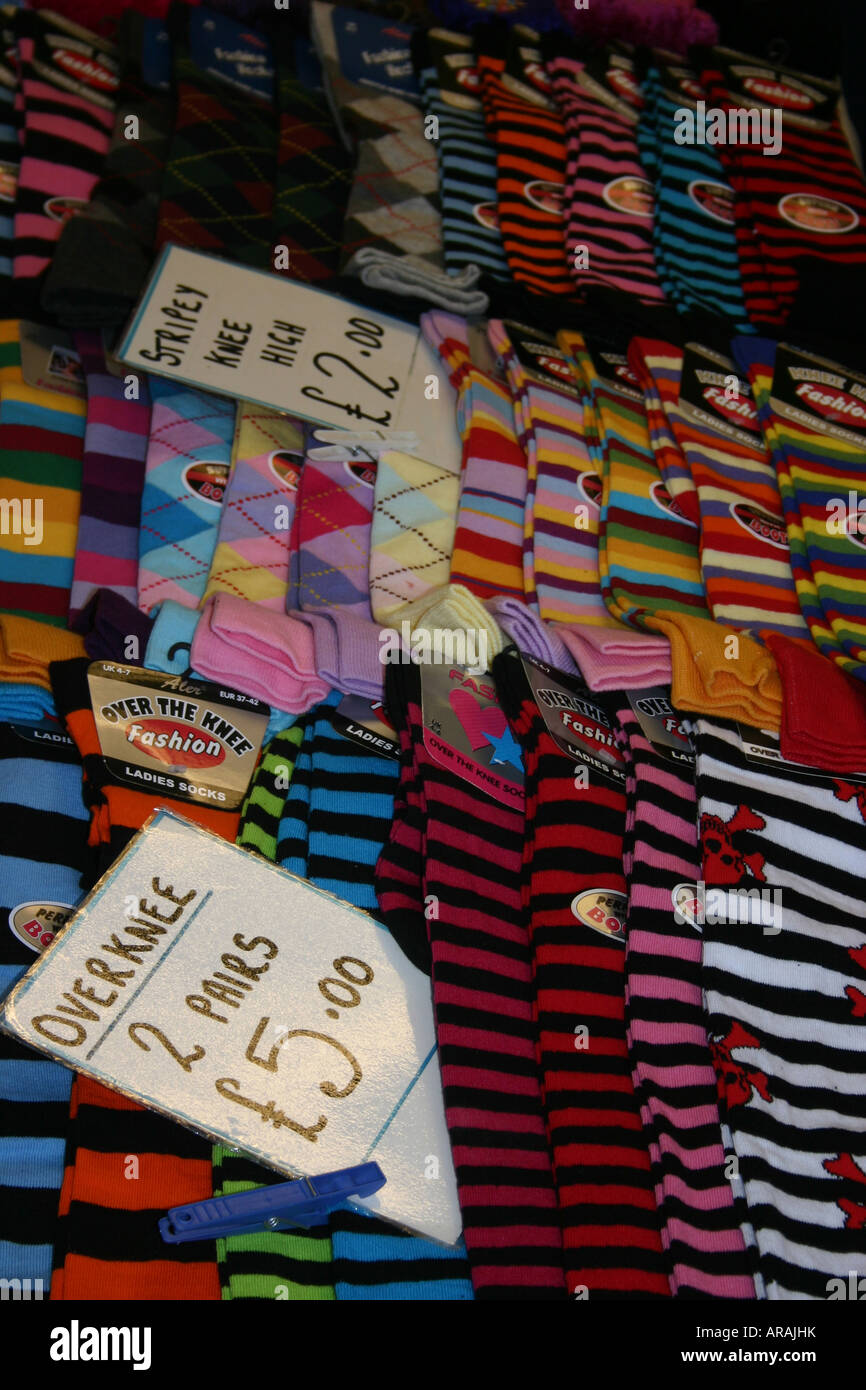 Socks shop display hi-res stock photography and images - Alamy