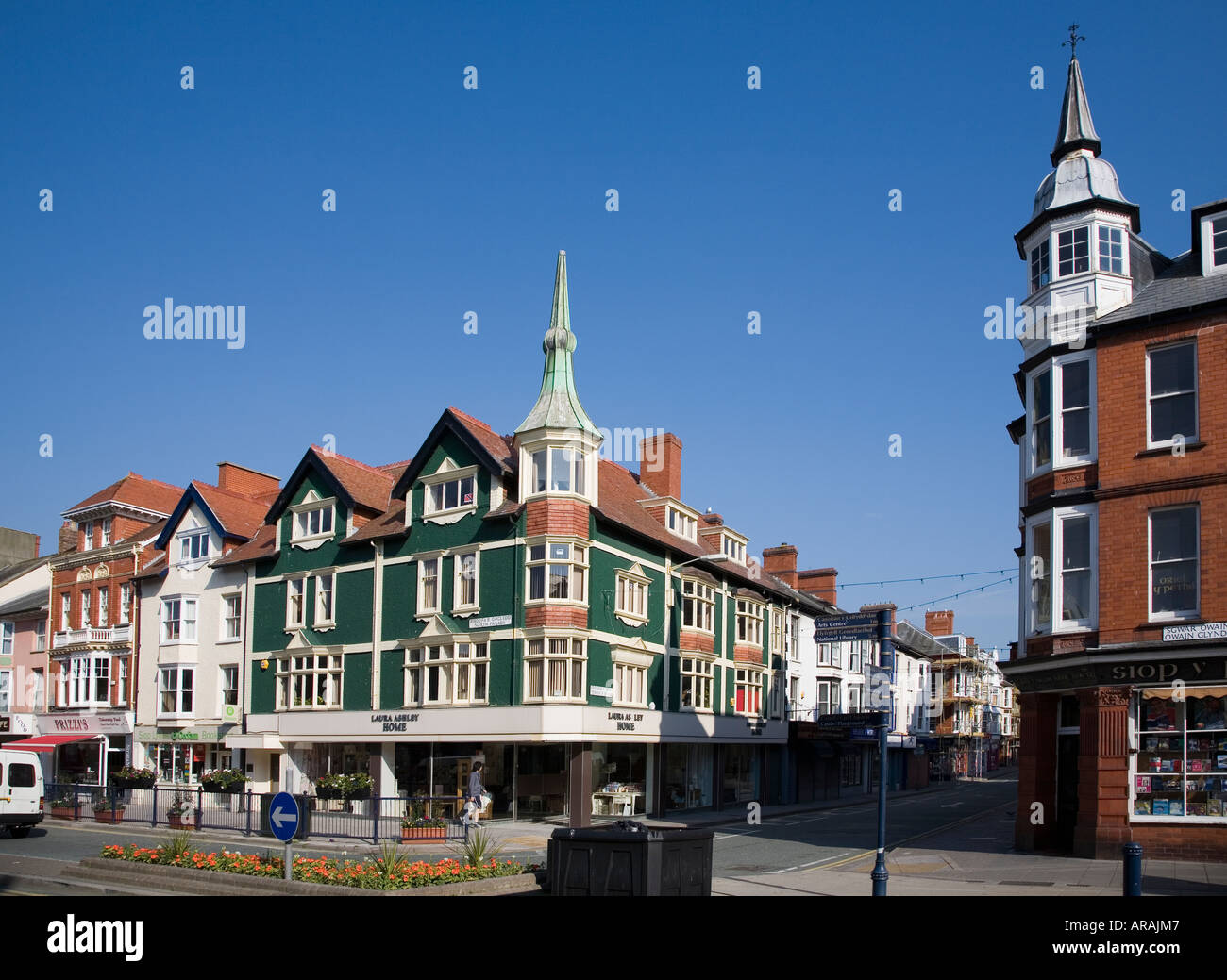 Shops buildings aberystwyth town centre hi-res stock photography and ...