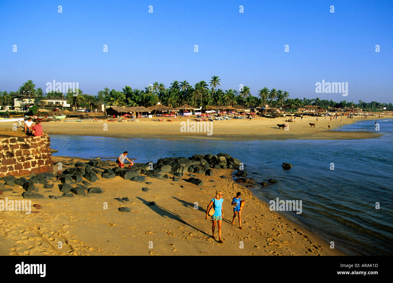 Baga beaches hi-res stock photography and images - Alamy